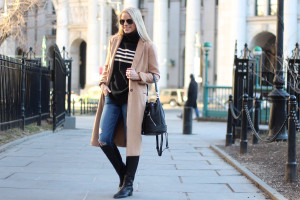 CAMEL MID-CALF DUSTER - Styled Snapshots