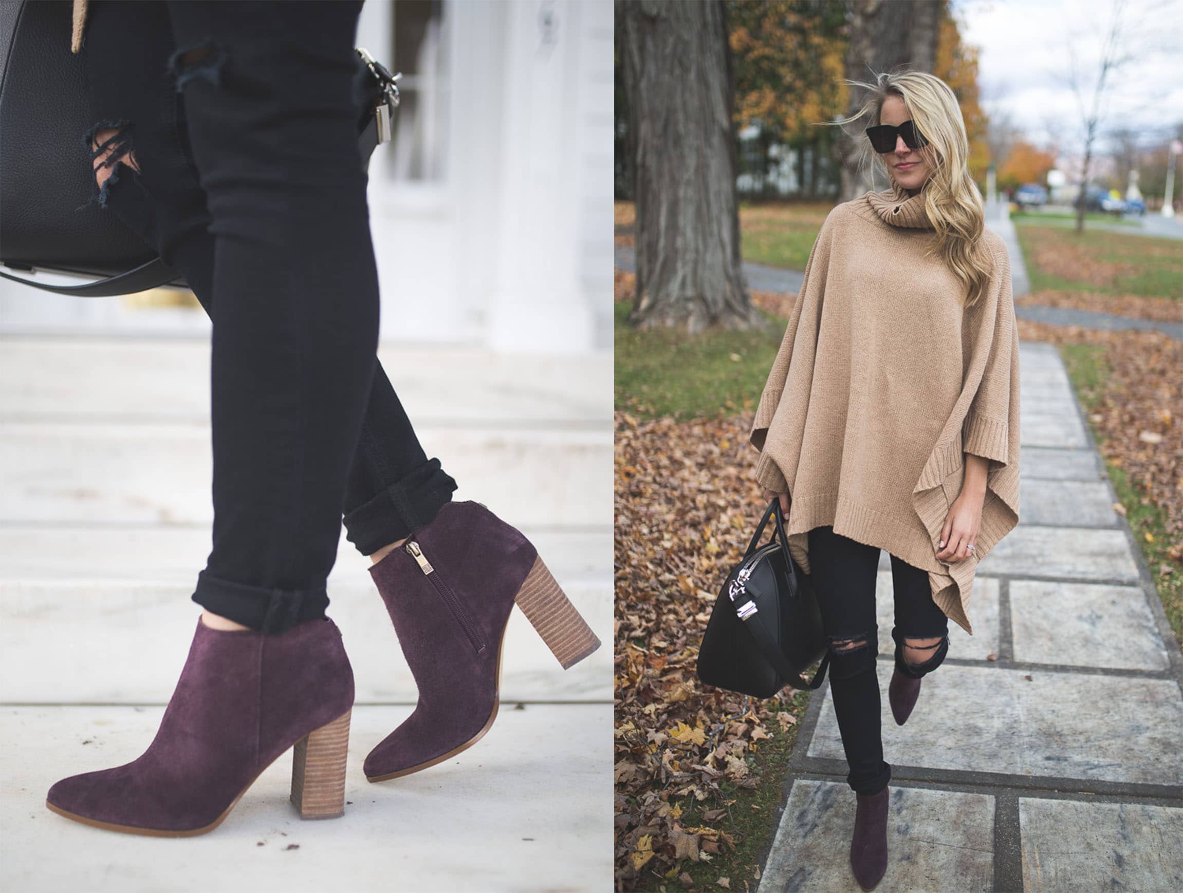 BURGUNDY ANKLE BOOTIES - Styled Snapshots
