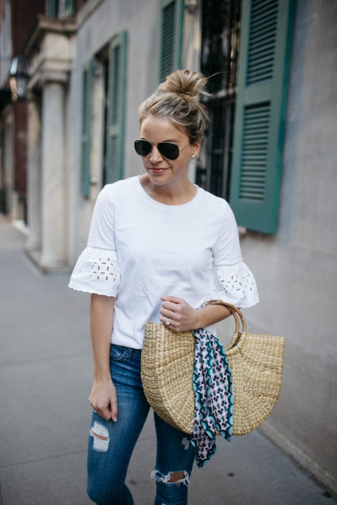 5 Flare Sleeve Tops For Spring - Styled Snapshots