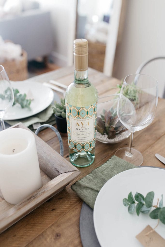 Minimalistic Spring Tablescape & Wine Pairing - Styled Snapshots