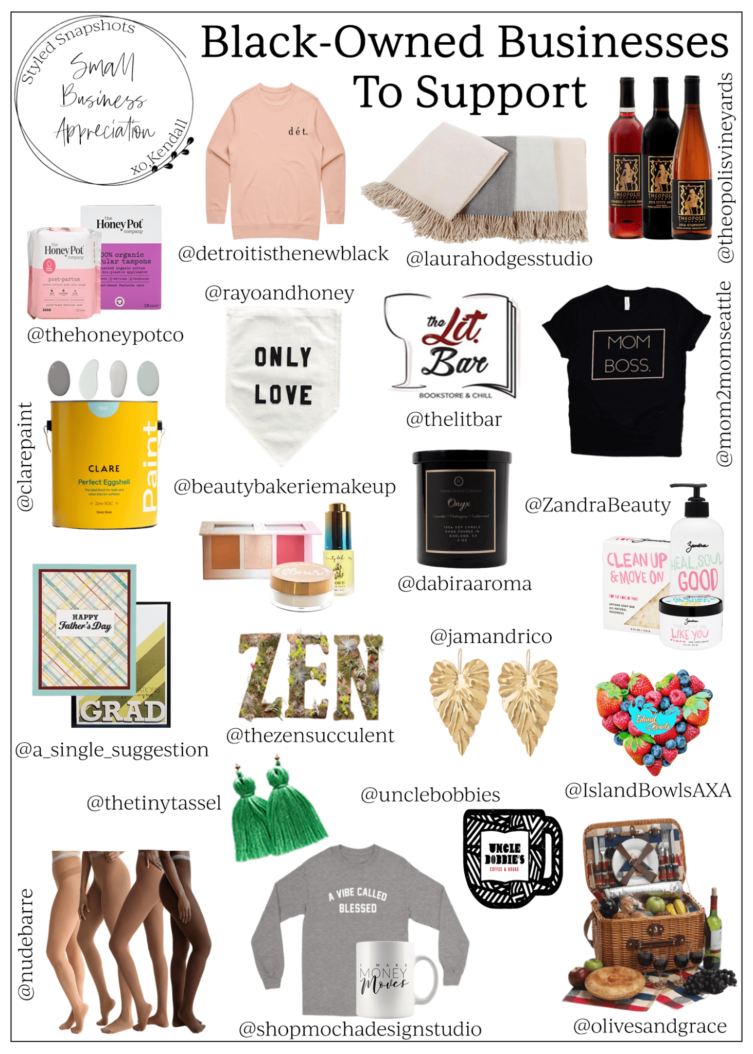 Small Business Appreciation: Black Owned Businesses To Support - Styled ...