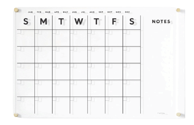 Acrylic Calendar - Styled Snapshots