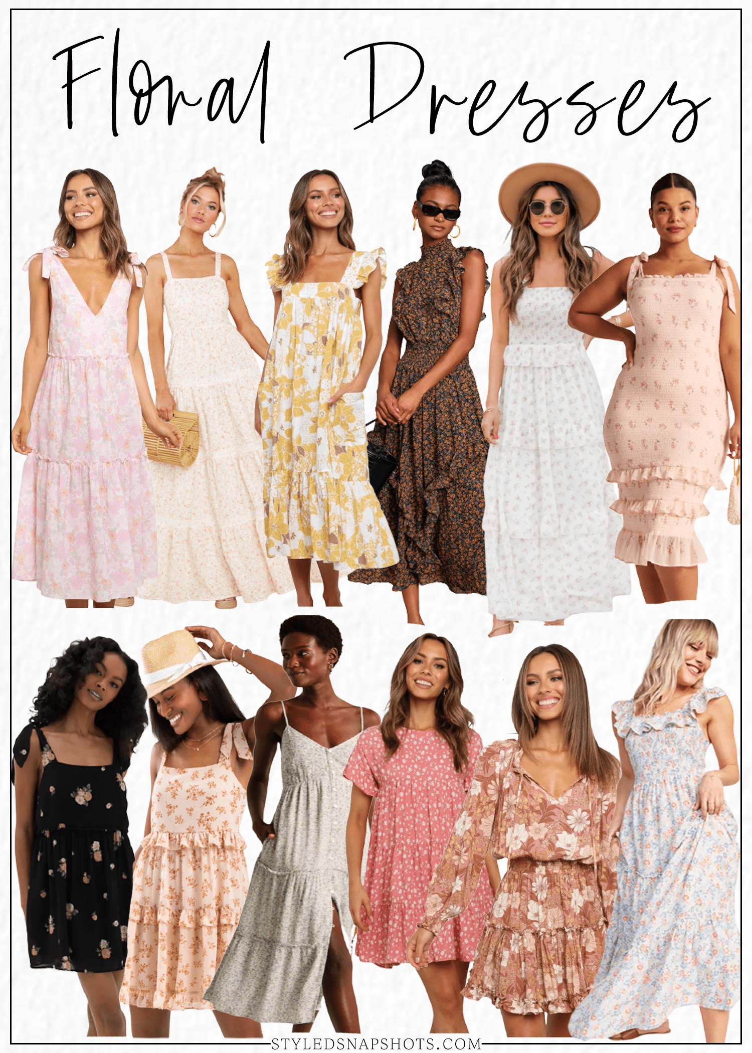 Floral Dresses - Styled Snapshots