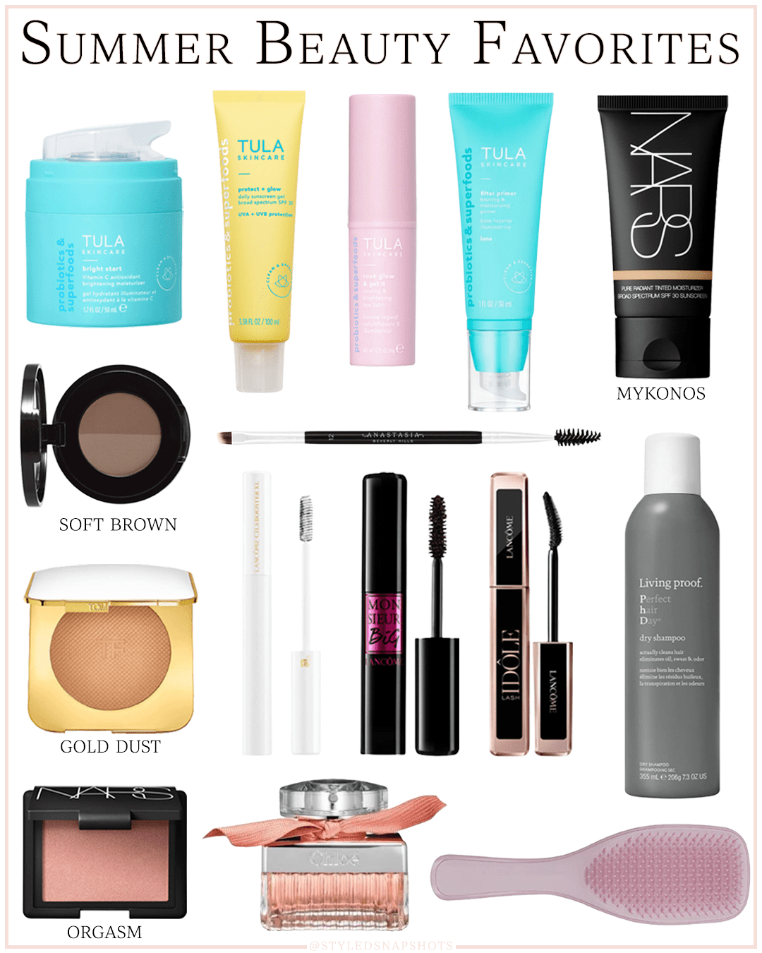 Summer Beauty Favorites - Styled Snapshots